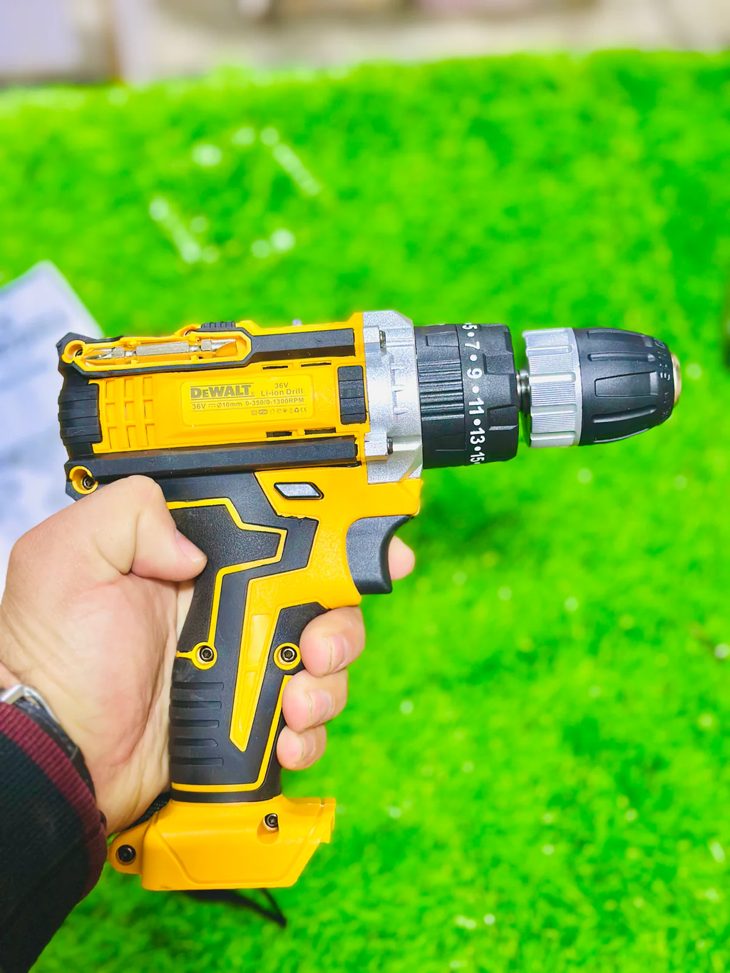 36V Cordless Drill - 30 Piece Accessory Set | 10Ah Dual Batteries | LE ...